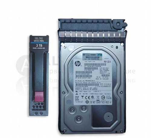 HP 3TB 7.2K 3G SATA 3.5", 628059-B21 628180-001