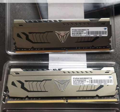 Оперативная память patriot viper 2x8gb ddr4