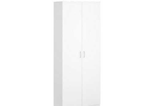 Шкаф в белом цвете 2-х дверный новый