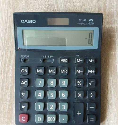 Калькулятор Casio GX-16S