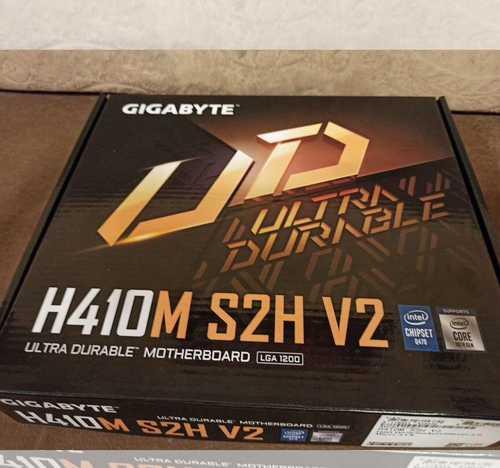 Материнская плата gigabyte H410M S2H V2 (Новая)