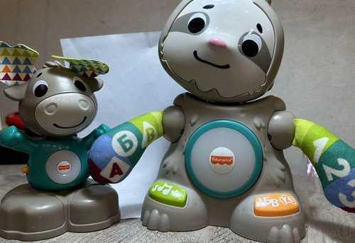 Игрушка Fisher Price Танцующий Ленивец поющий Лось