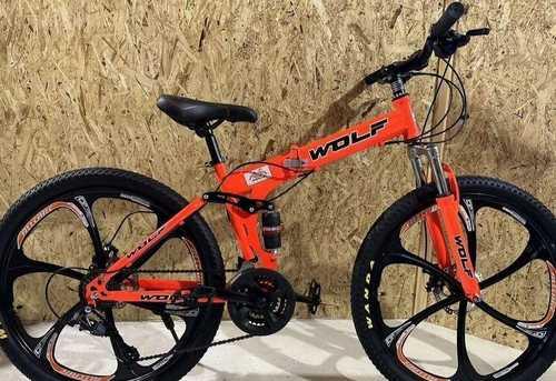 Велосипед с литыми дисками Оранжевый новый