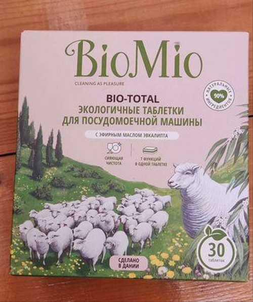 Таблетки для посудомоечн маш biomio 7в1BIO-total