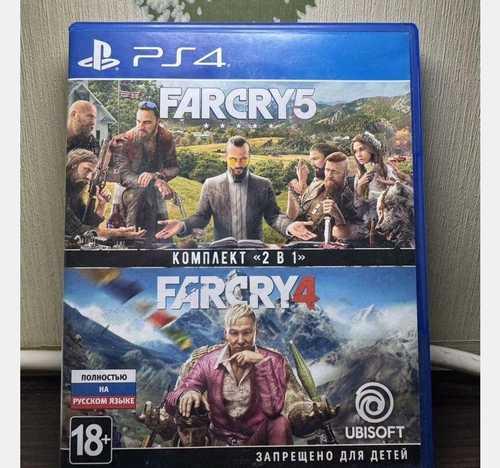 Farcry 5 и farcry 4 (комплект 2 в 1 ) ps4 диск