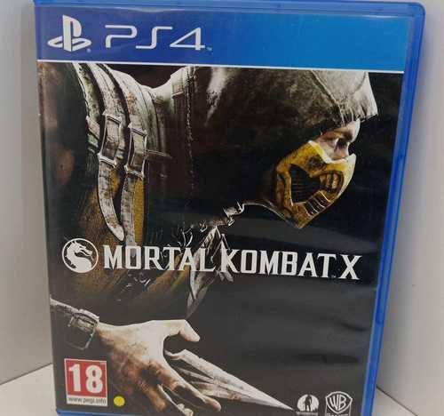 Игровые диски. Sony Playstation 4 mortal kombat X