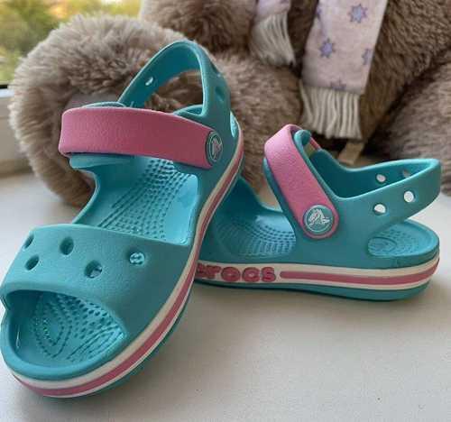 Босоножки/сандали на девочку crocs оригинал