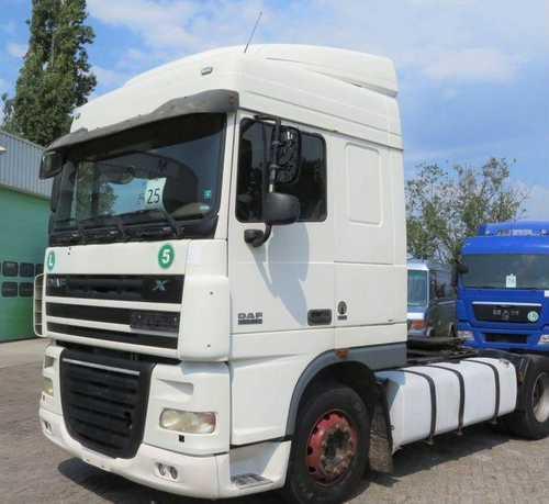 Характеристики DAF XF 105.460. Спойлер на грузовик. Подвеска передняя тягачей.