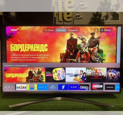 Большой Samsung 49" 4k UHD SMART TV Wi-Fi HDR