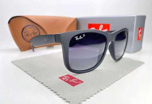 Очки Ray Ban Justin 4165 622/T3 Серые Polarized