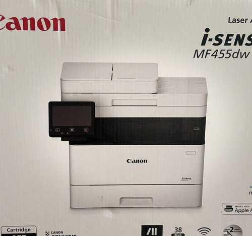 Принтер лазерный мфу Canon mf455dw