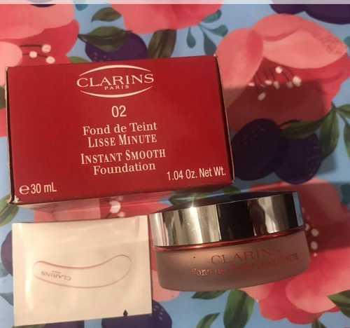 Clarins мусс тональный для лица тон 02