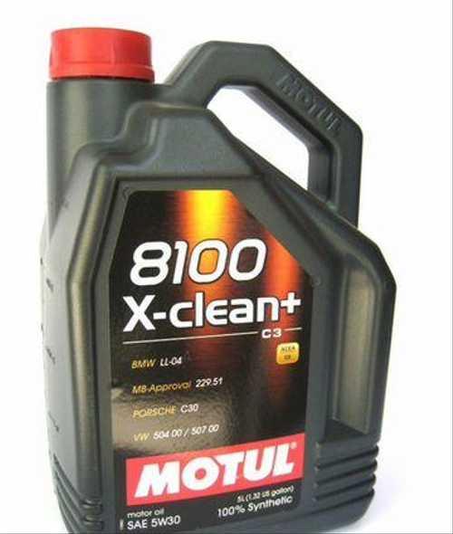 Motul 8100 X-clean + SAE 5W30 5L / 106377