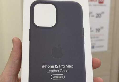 Apple Leather Case iPhone 12 Pro Max Black