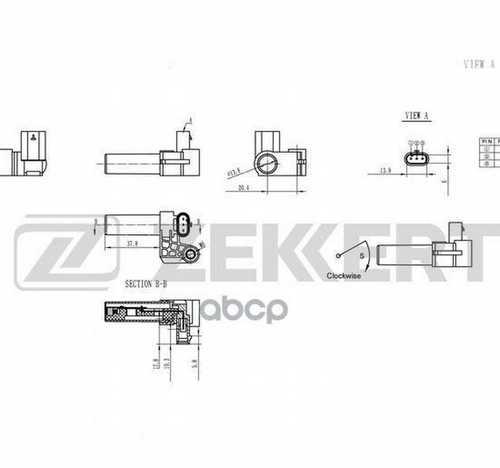 Датчик положения коленвала Citroen Jumper 11