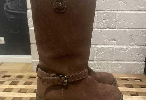 Сапоги Zara замшевые 27