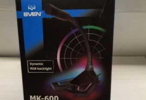 Микрофон sven MK-600 / RGB / USB