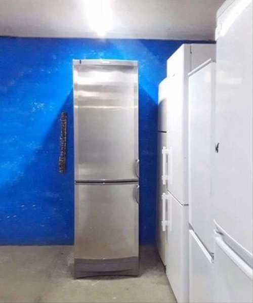 Холодильник металлик бу 2м Smeg гарантия