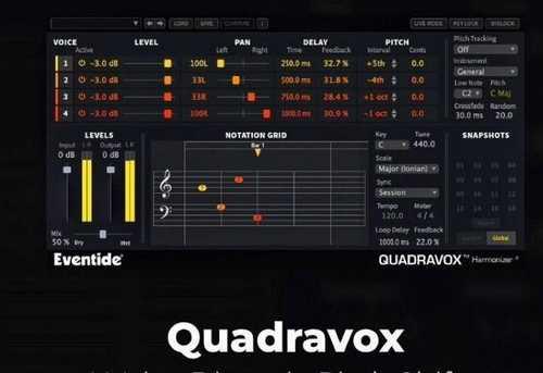 Quadravox Eventide новая лицензия VST плагин