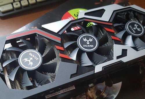 Видеокарта nvidia GeForce iGame GTX1060 3GB gddr5