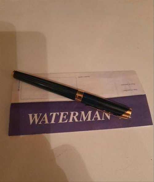 Перьевая ручка waterman с золотым пером 13к 750