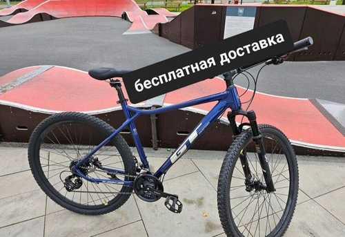 Велосипед GT синий