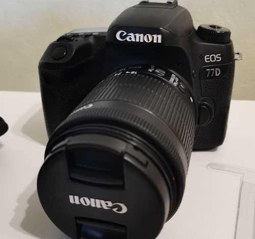 Продаю фотоаппарат зеркальный Canon EOS 77D