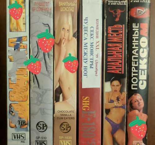 Vhs кассеты для взрослых,лот 1,2,3,4,5