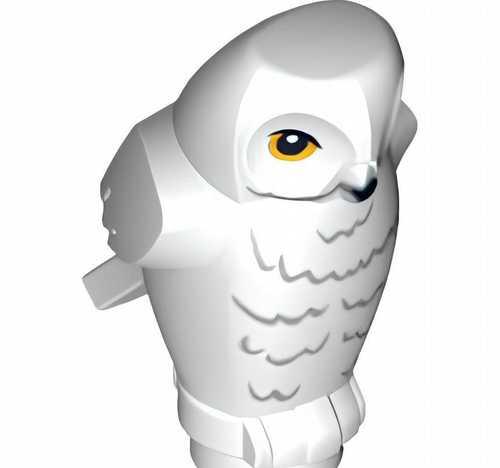 Деталь Lego Сова Owl, Angular Features with Black