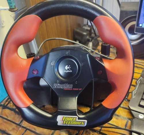 Игровой руль logitech driving force gp