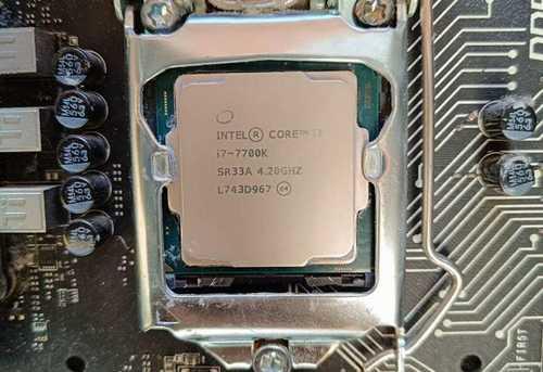 Intel I7 7700k + MSI z170a + Corsair 16Гб