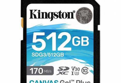 Карта памяти Kingston sdxc Canvas Go Plus Class 10