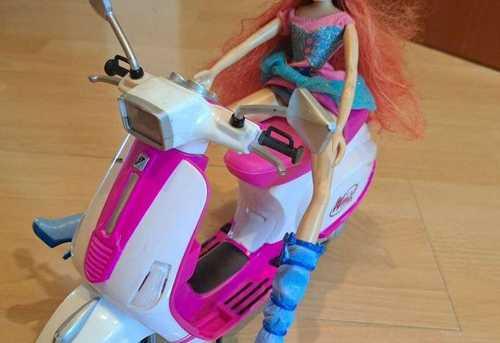 Кукла Винкс Блум на мотоцикле Winx