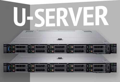 Сервер Dell R640 8*2.5 2*6152 64Gb H730p 2*750W 1U
