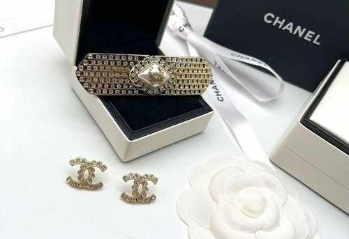 Chanel Золотая Заколка