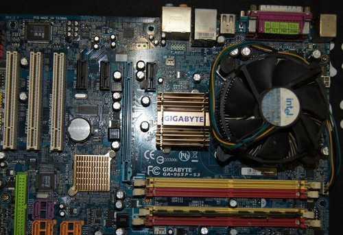 Материнская плата gigabyte GA-965P-S3 rev.3.3