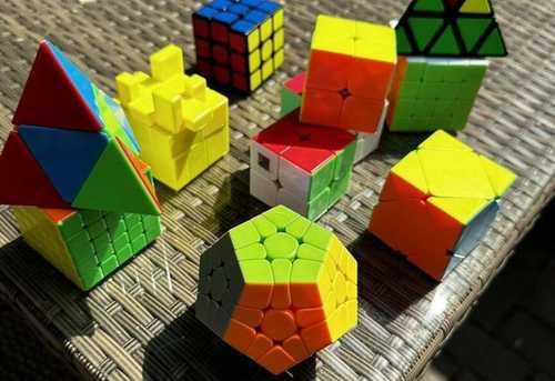 Кубик Рубика разные, головоломки, пирамидки