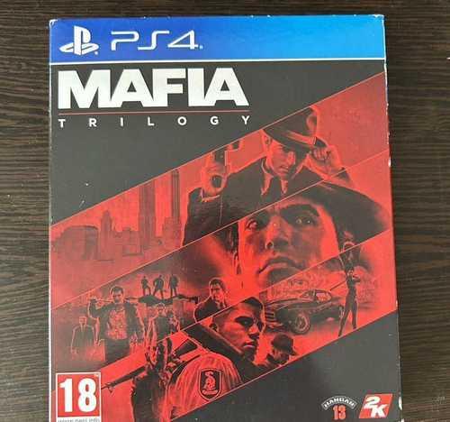 Mafia trilogy ps4 диск