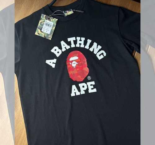 Футболка Bape мужская черная оверсайз Новая