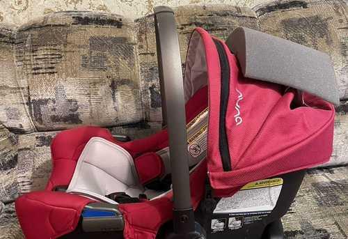 Автолюлька nuna pipa с базой isofix 0-13