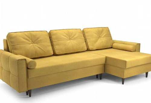 Угловой диван новый желтый