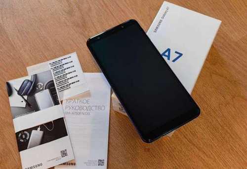 Телефон Samsung SM-A750FN/DS, Galaxy А7(2018),6,0"