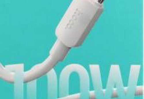 USB Кабель Type-C hoco X96, 5А, 100W белый