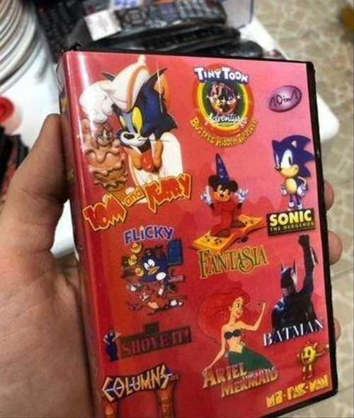 Картридж Sega 10 in 1 "Tom and Jerry" и тд