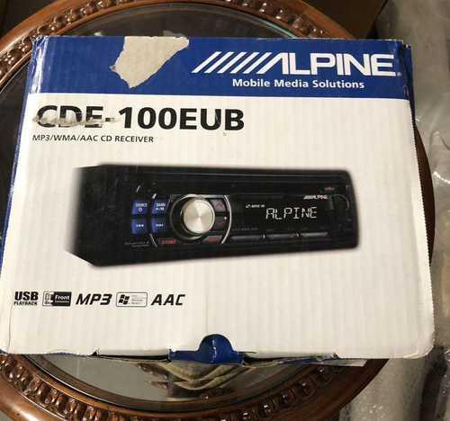 Магнитола 1 din alpine