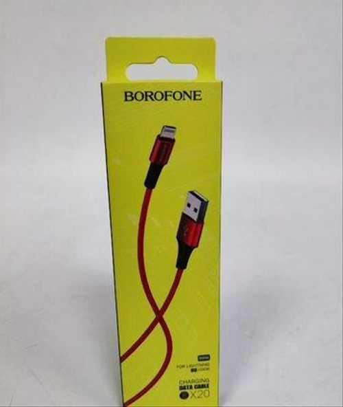 Кабель iPhone 5/6 Borofone BX20 2A 1m (красный)