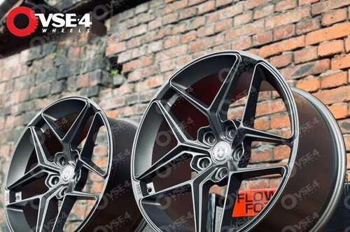 NEW # Разноширы # HRE FF11 R19 5x112 Matt Grey