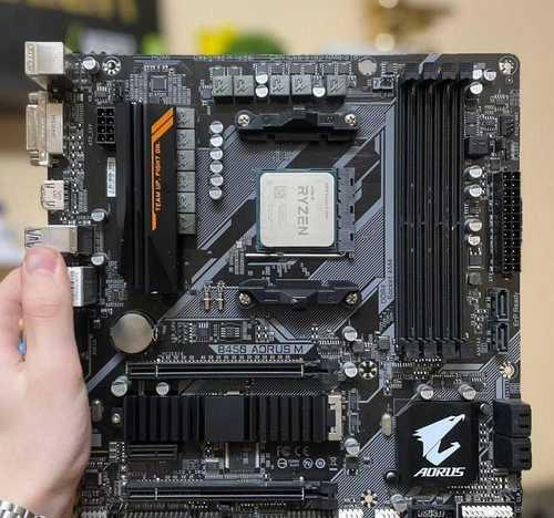 Комплект Ryzen 5 5600   B450 Aorus m