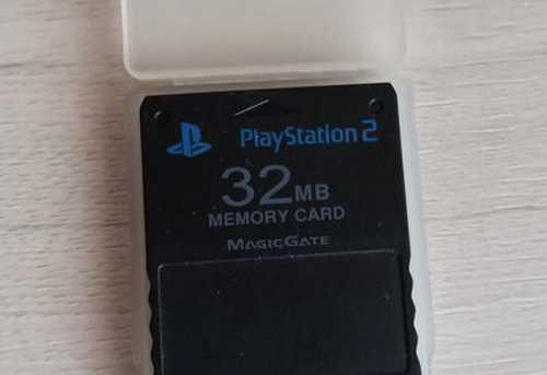 Карта памяти для Sony playstation 2(PS2)