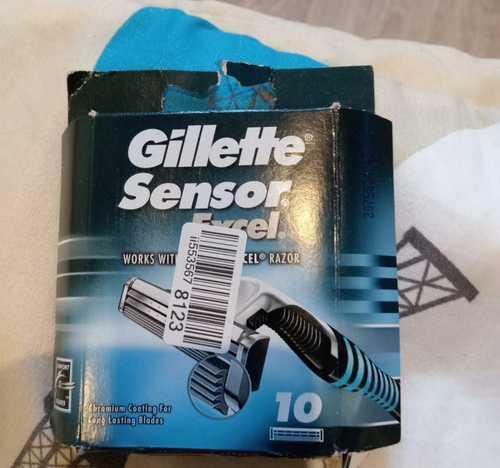 Gillette sensor excel кассеты,не станок